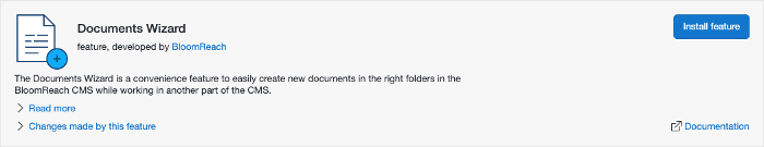 Dashboard Document Wizard Plugin Configuration - Bloomreach Experience ...