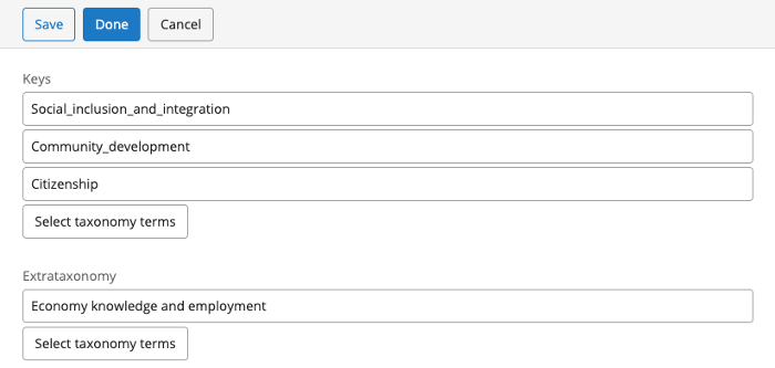 Taxonomy Plugin Extra Taxonomy Field in Document Type - Bloomreach ...