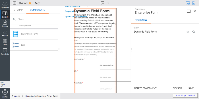 Enterprise Forms Catalog Component - Bloomreach Experience Manager ...