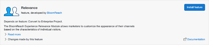 Add the Relevance Module to a Project - Bloomreach Experience Manager ...